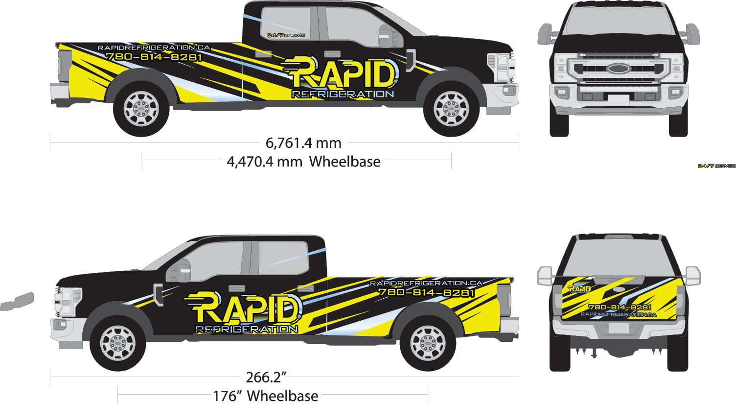 Fleet Vehicles – TrimFX Sign & Design - Grande Prairie Sign & Design ...